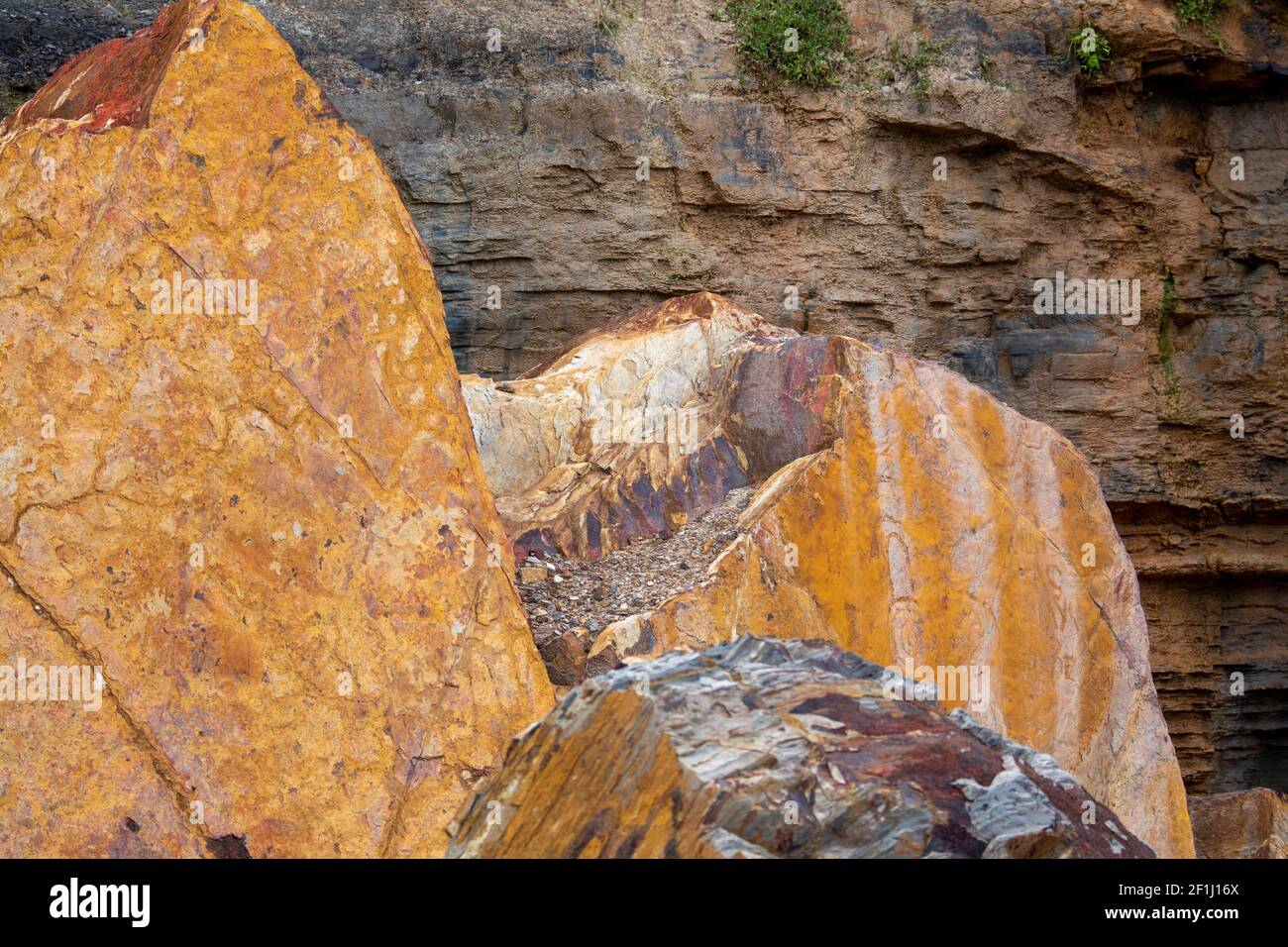 Rock Falling Off Cliff High Resolution Stock Photography and Images - Alamy