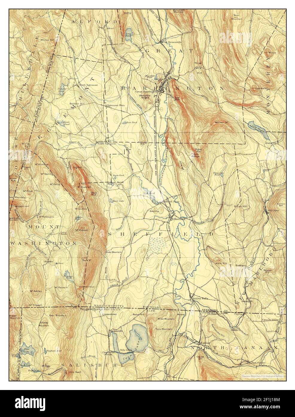 Sheffield, Massachusetts, map 1897, 1:62500, United States of America ...