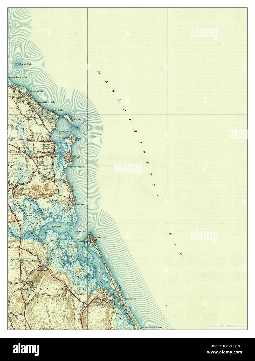 Map of scituate hi-res stock photography and images - Alamy