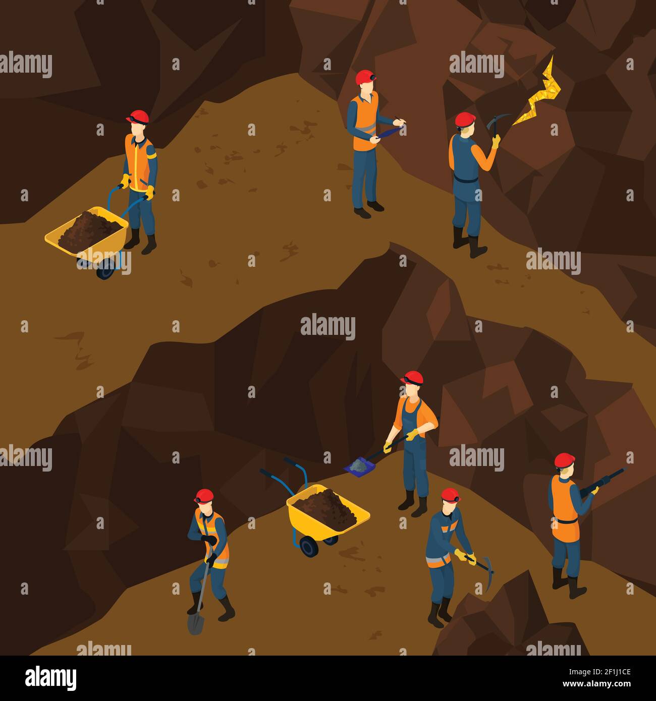 Man pickaxe Stock Vector Images - Alamy