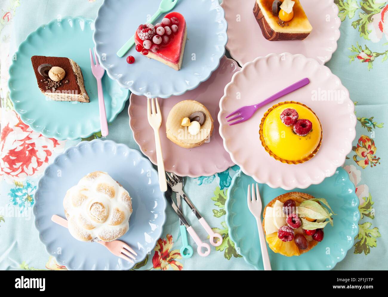 Delicious little cakes Stock Photo - Alamy
