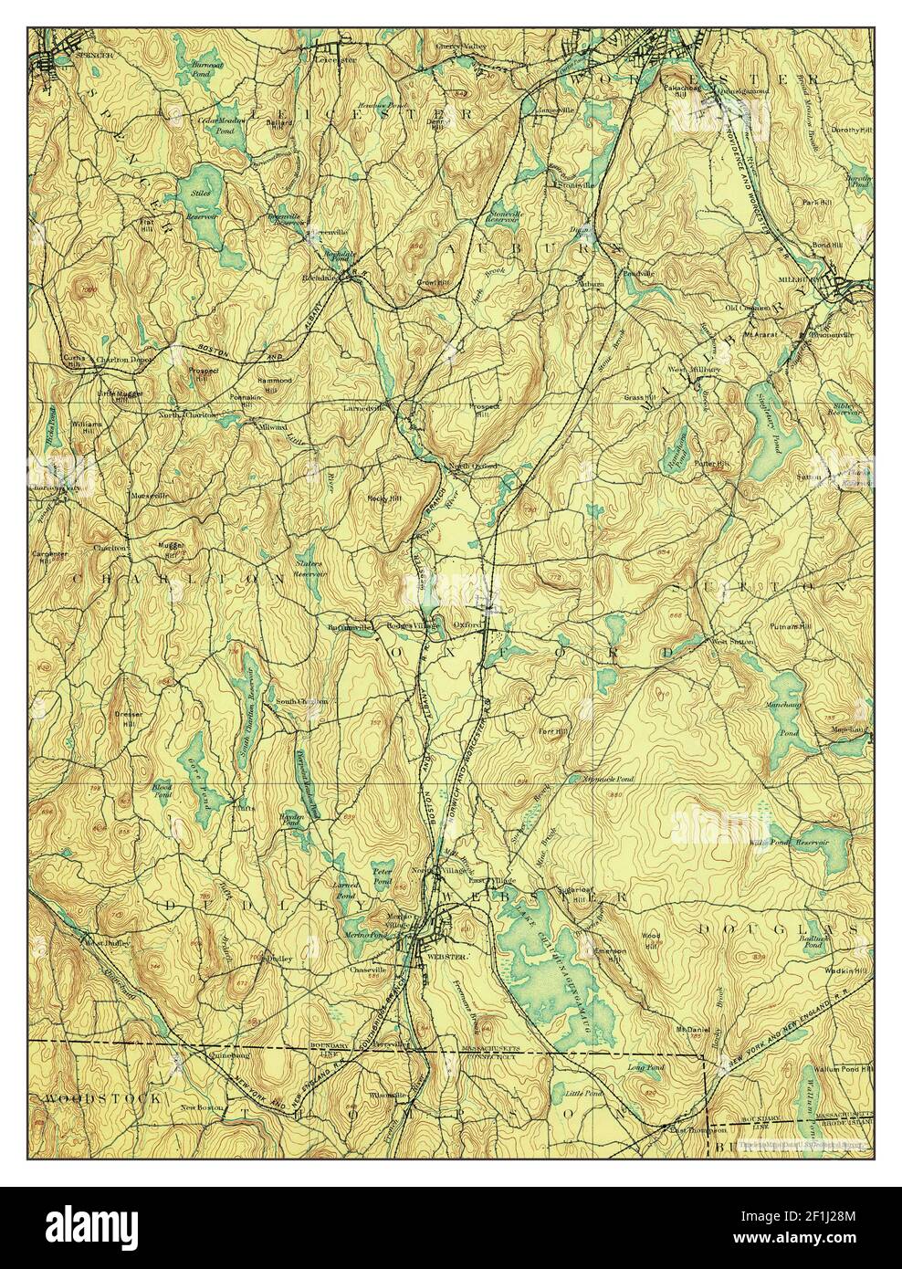 Webster map of the united states hi-res stock photography and images ...