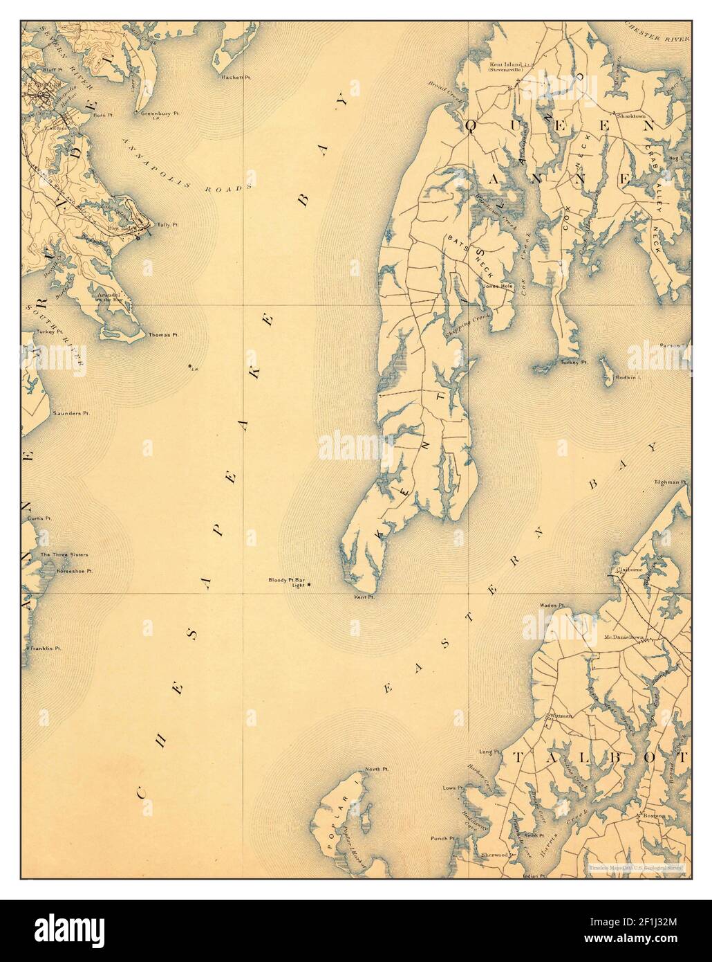 Annapolis, Maryland, map 1892, 1:62500, United States of America by ...