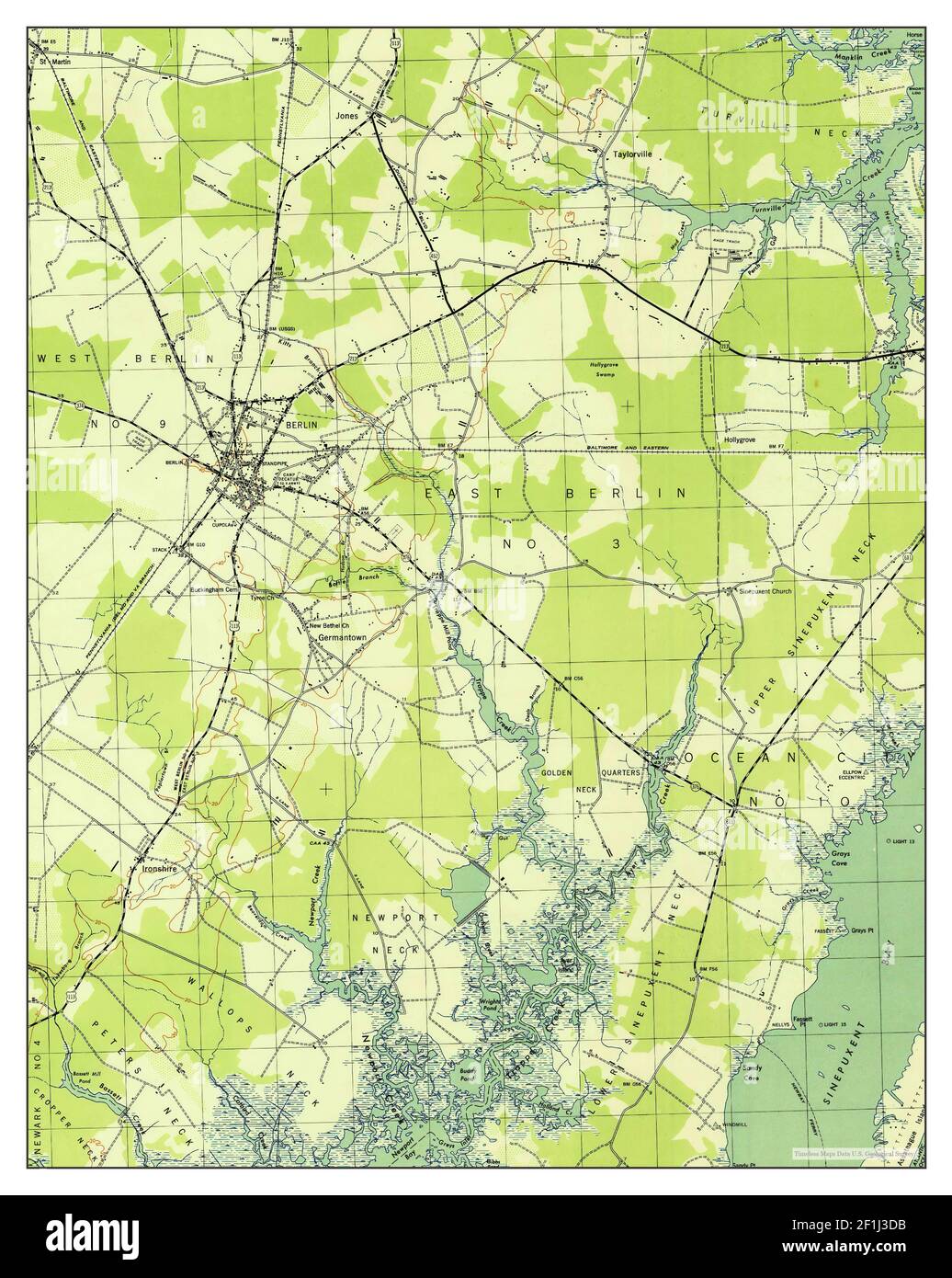 Vintage berlin map Cut Out Stock Images & Pictures - Alamy