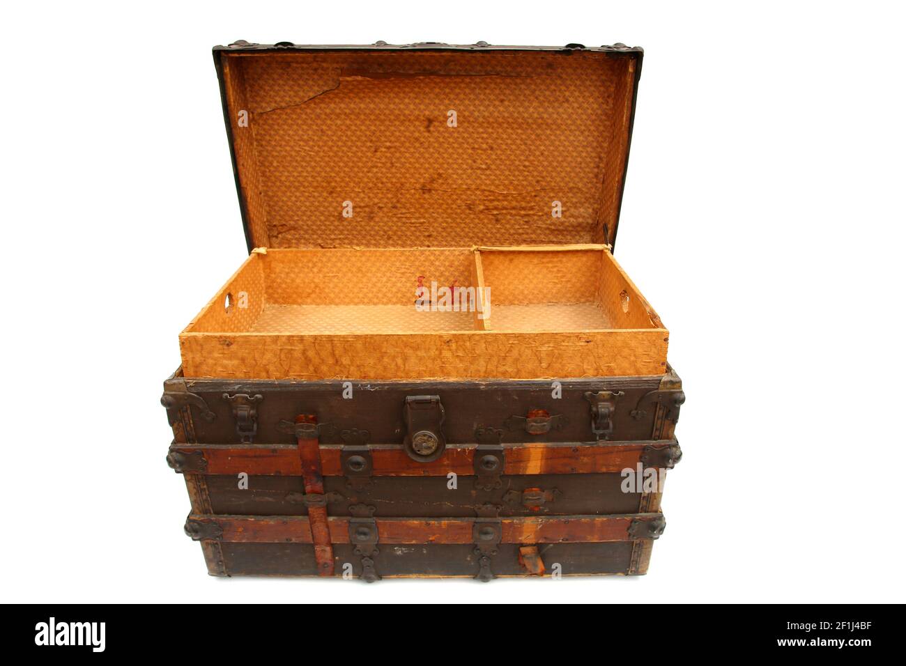 Steamer Trunk. An antique Steamer Trunk. Steamer Trunks have been used ...