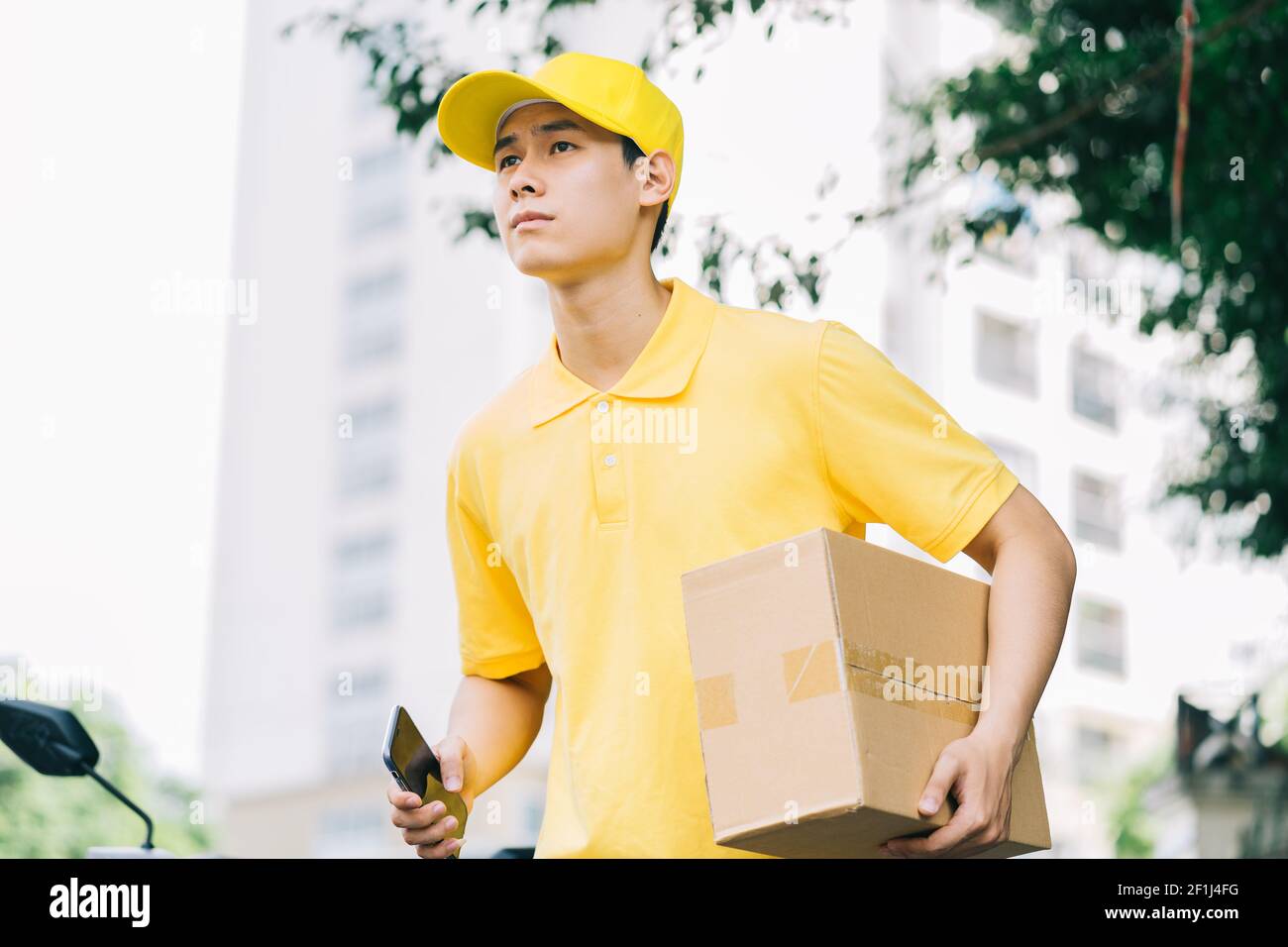Japanese postal worker hi-res stock photography and images - Alamy