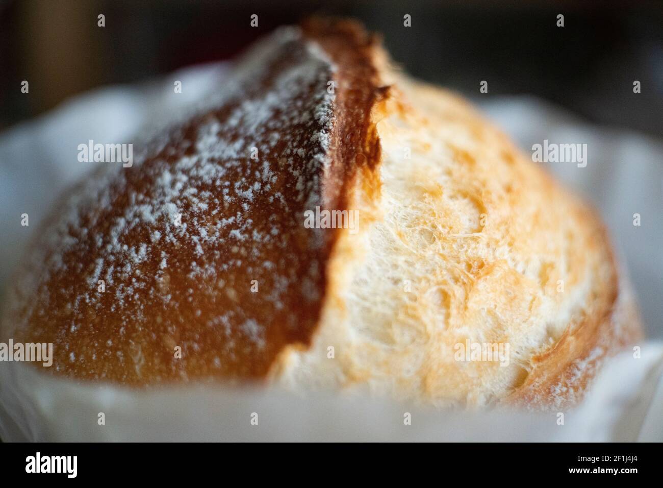 homemade french crunchy bread Stock Photo - Alamy