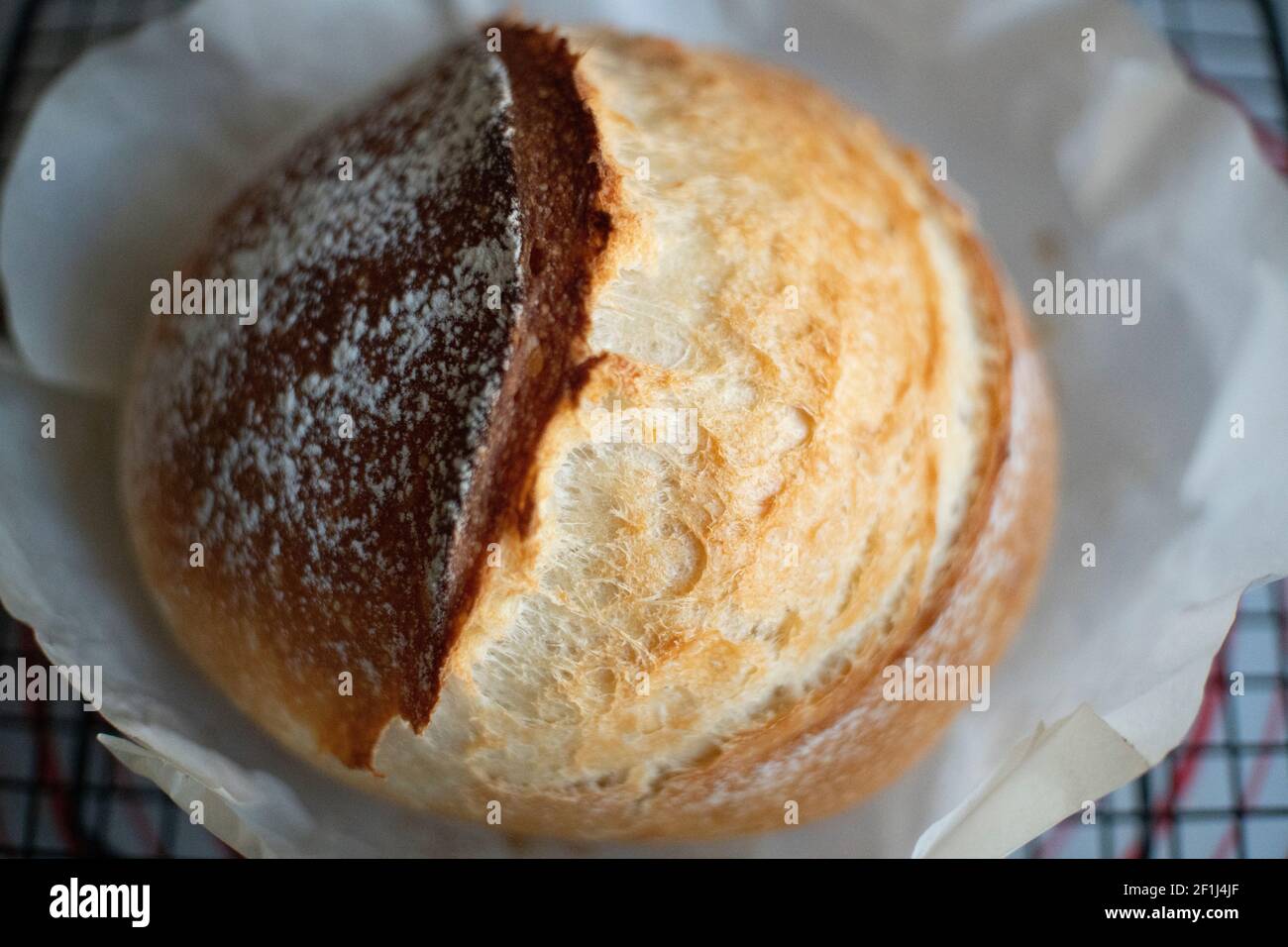 homemade french crunchy bread Stock Photo - Alamy