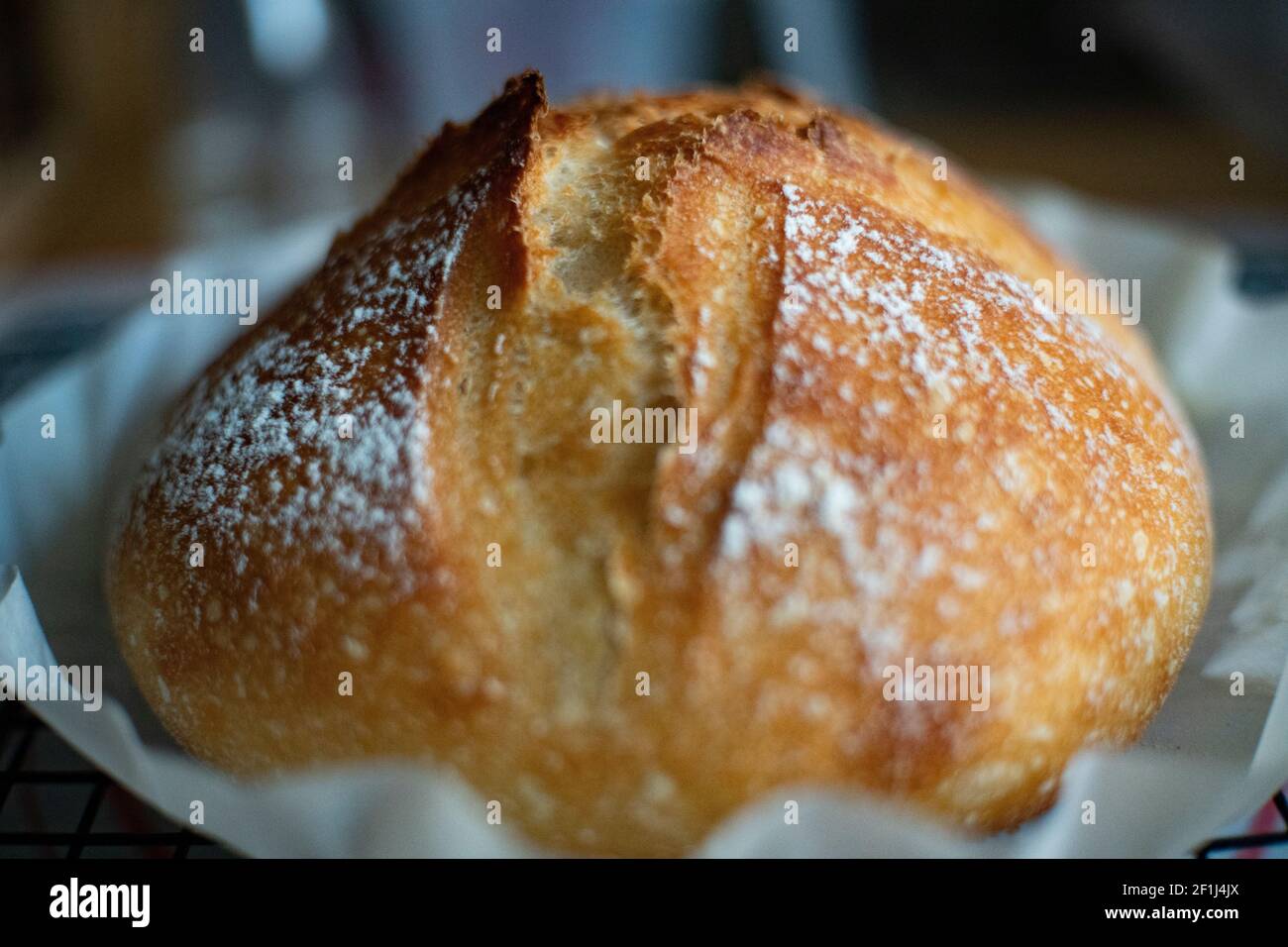 homemade french crunchy bread Stock Photo - Alamy