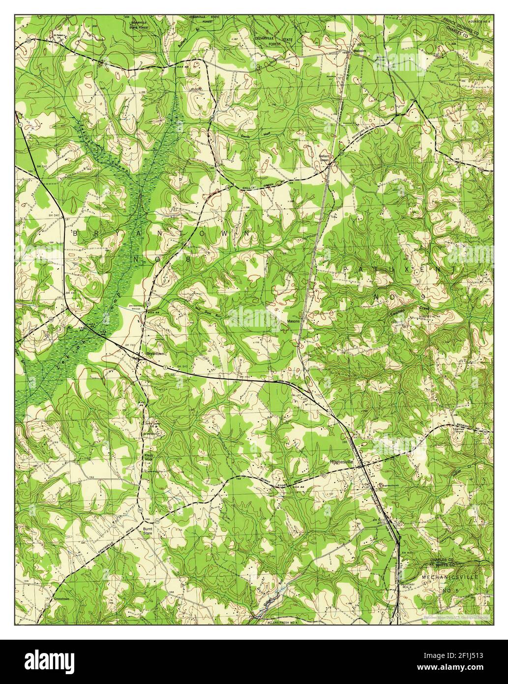 Map of hughesville hi-res stock photography and images - Alamy