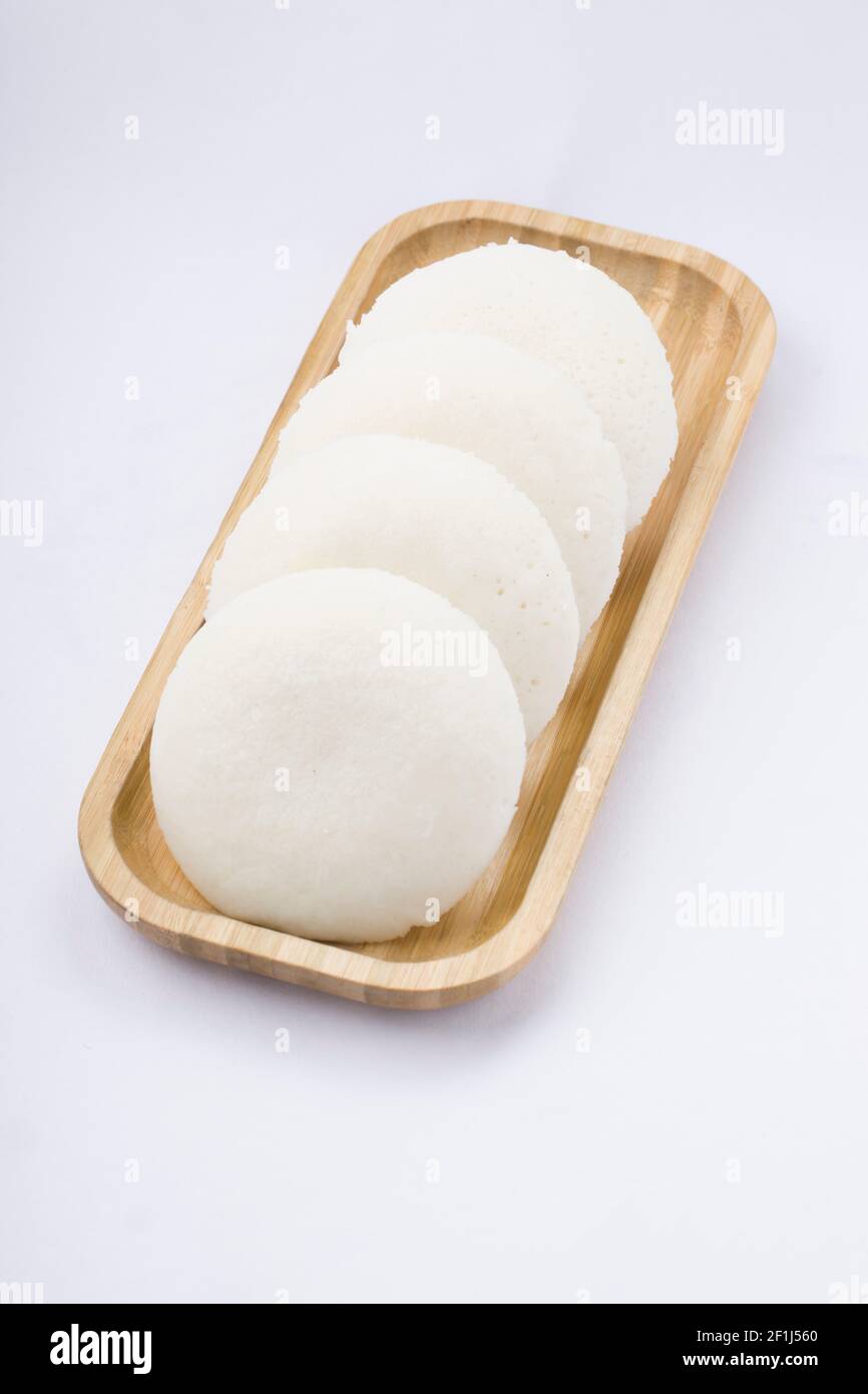 Idly or Idli, south indian main breakfast item which is beautifully ...