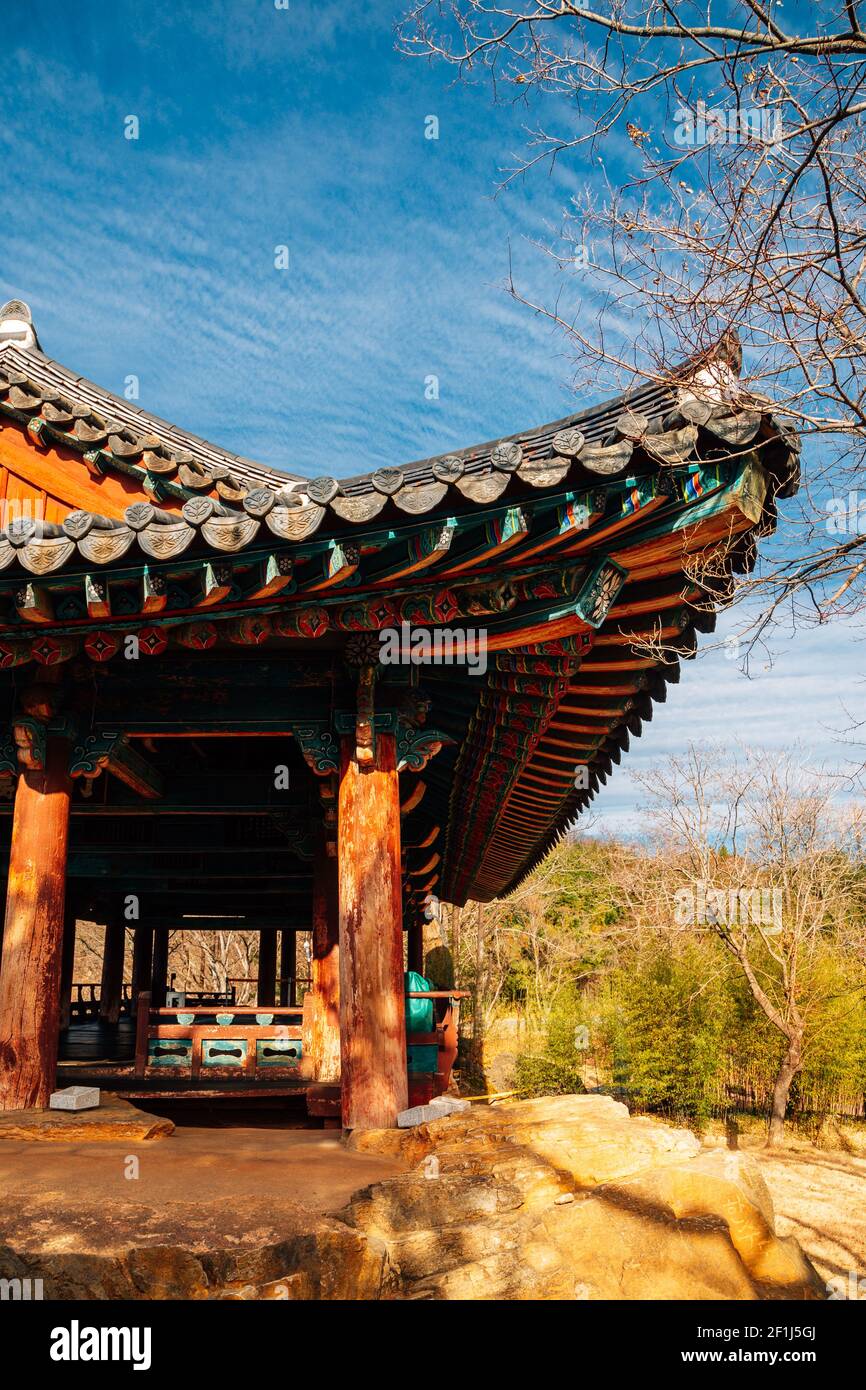 Jukseoru Korean traditional pavilion in Samcheok, Korea Stock Photo - Alamy
