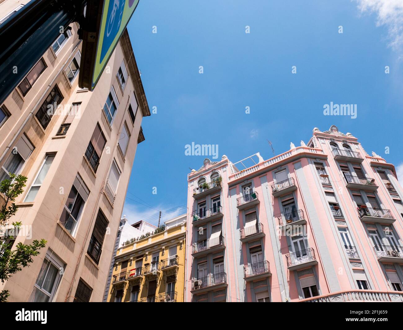 Very nice palaces in Valencia city, Spain Stock Photo - Alamy