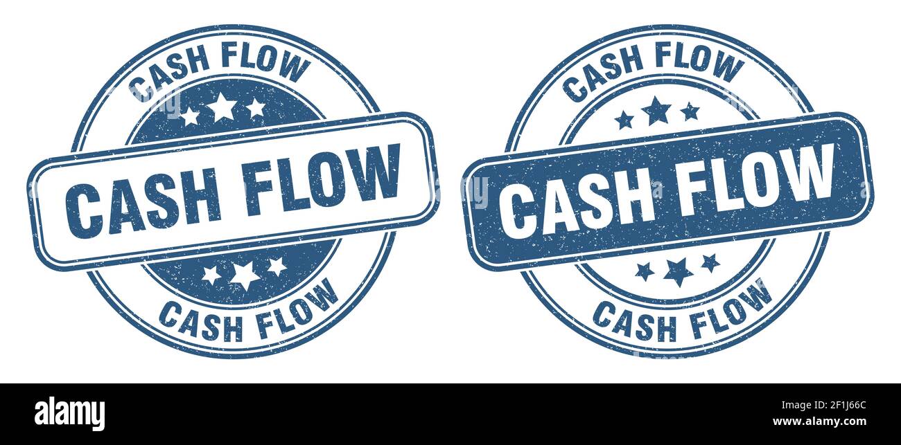 cash flow stamp. cash flow sign. round grunge label Stock Vector Image ...