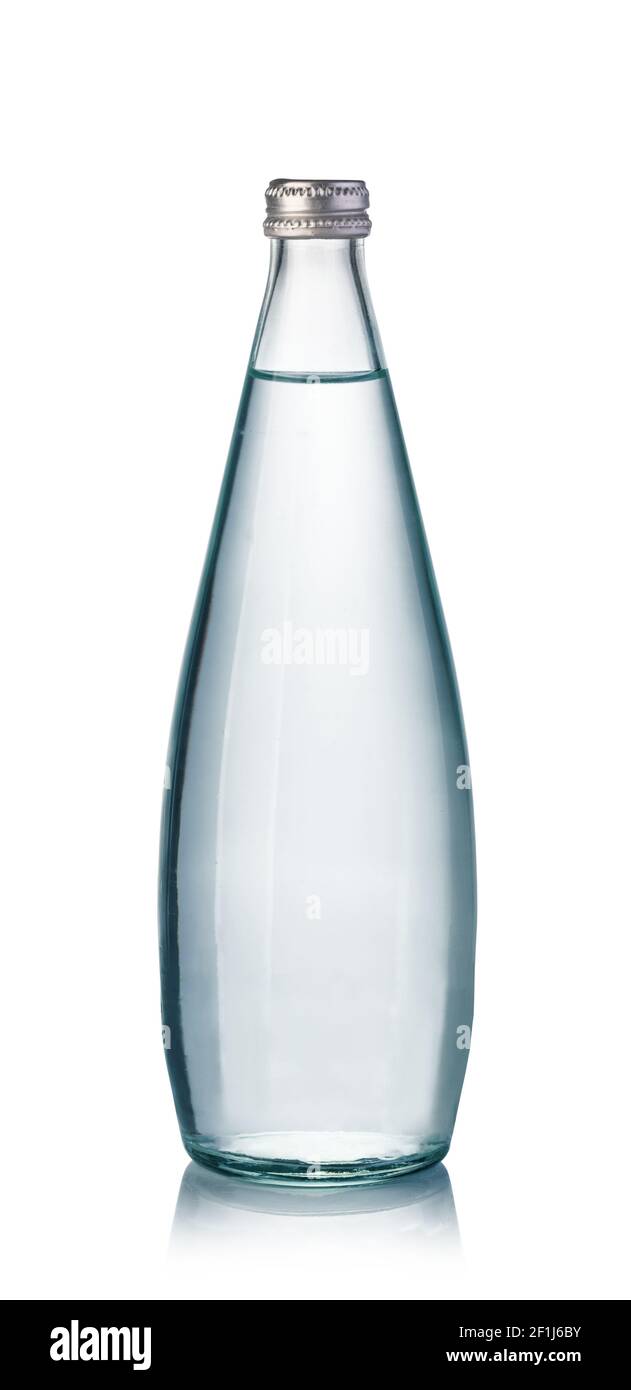 Water bottles on white background Stock Photo - Alamy