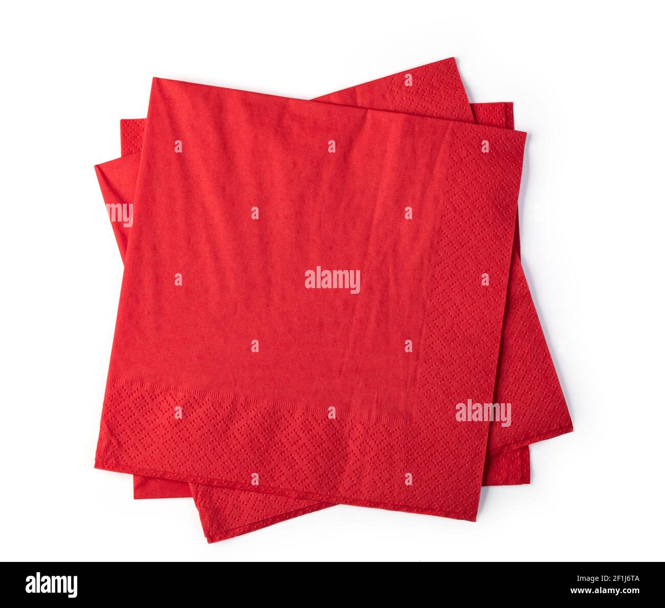 Green napkin square Cut Out Stock Images & Pictures - Alamy