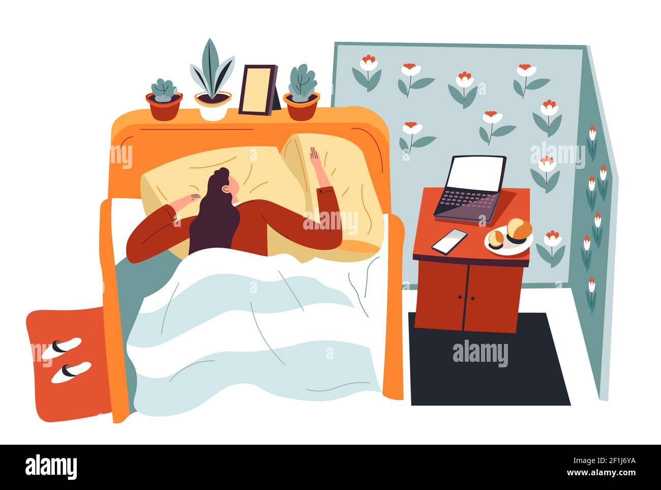 Teenager tired Stock Vector Images - Alamy