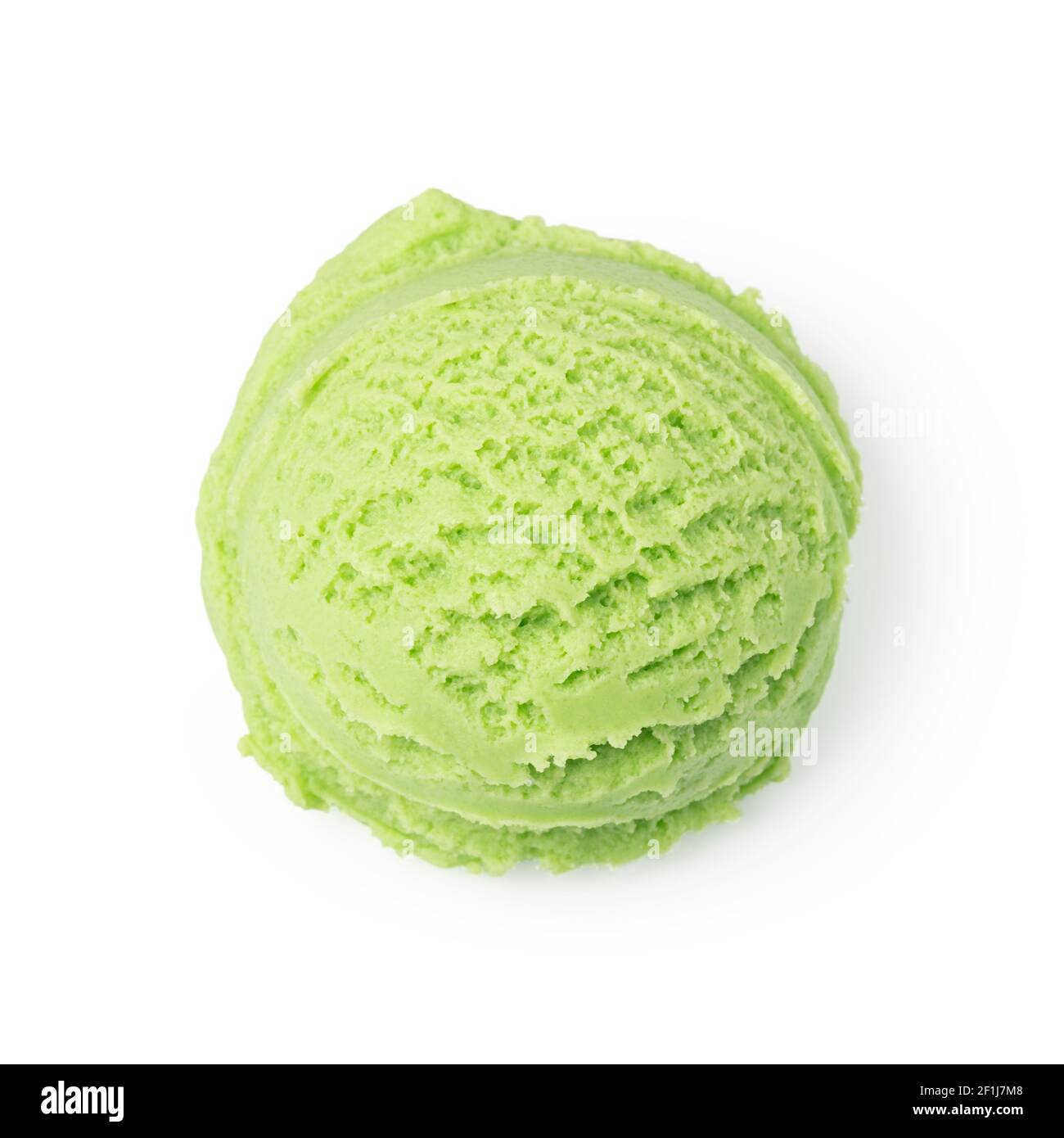 Ice cream ball isolated Stock Photo - Alamy