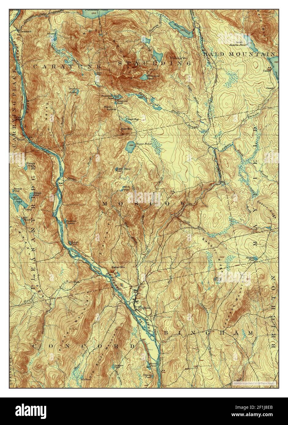 Map of bingham hi-res stock photography and images - Alamy