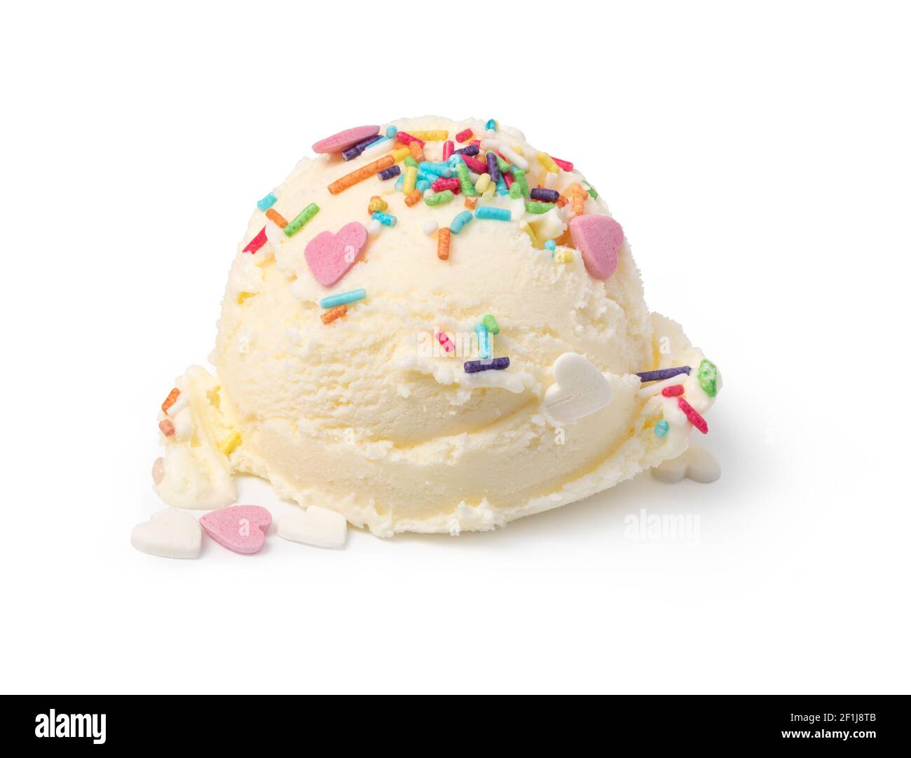Ice cream and colorful sprinkles Stock Photo - Alamy