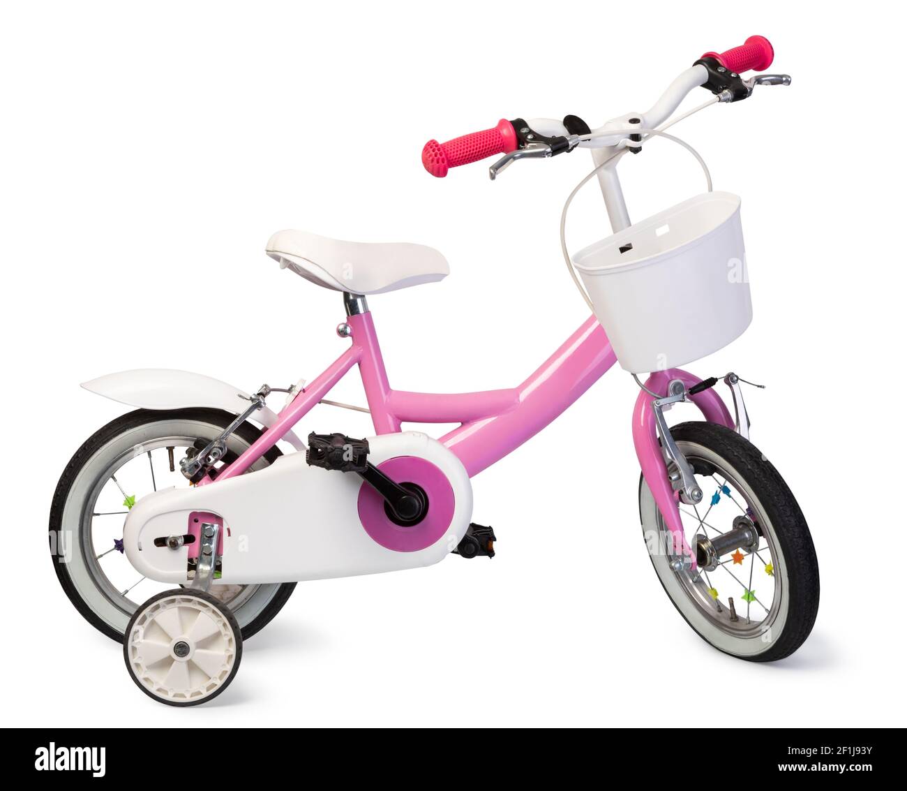 Pink bicycle for children Stock Photo - Alamy