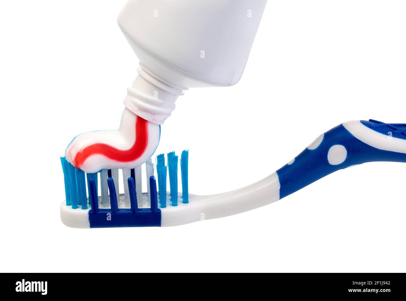 Toothpaste closeup brush hi-res stock photography and images - Alamy