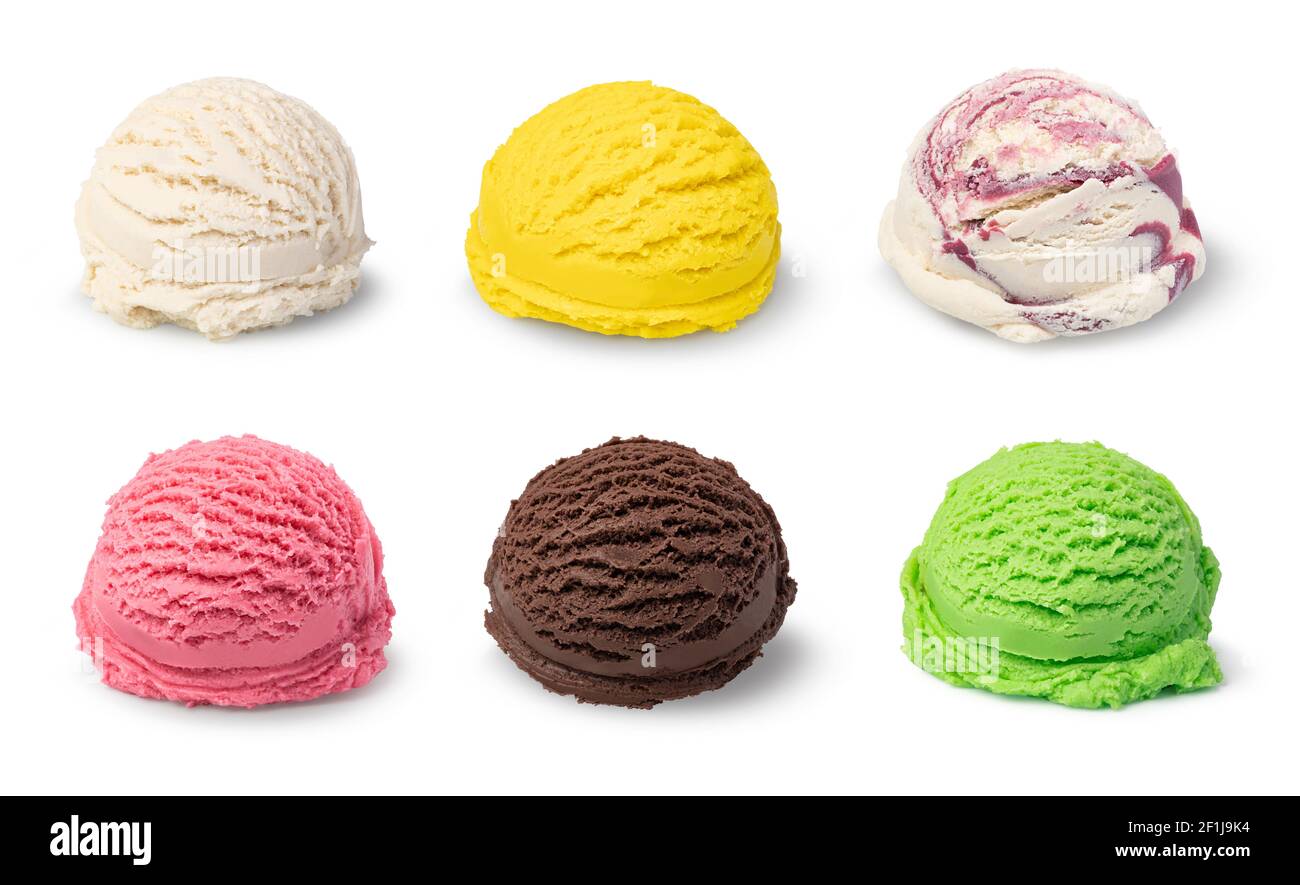 Ice cream pink single Cut Out Stock Images & Pictures - Alamy