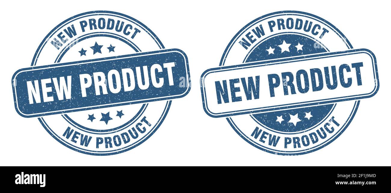 new product stamp. new product sign. round grunge label Stock Vector ...