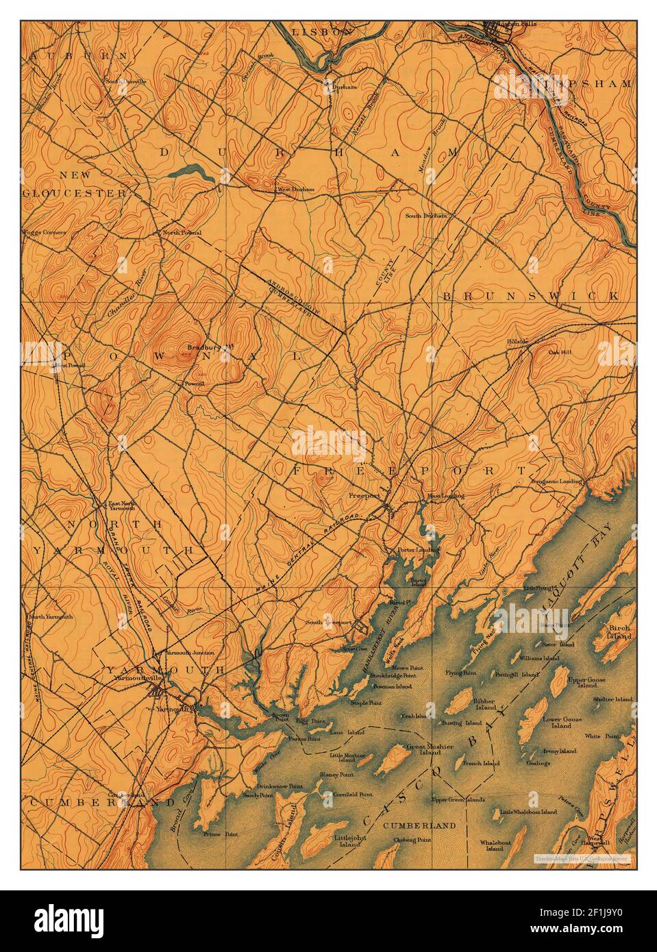 Delorme Freeport Maine Maps