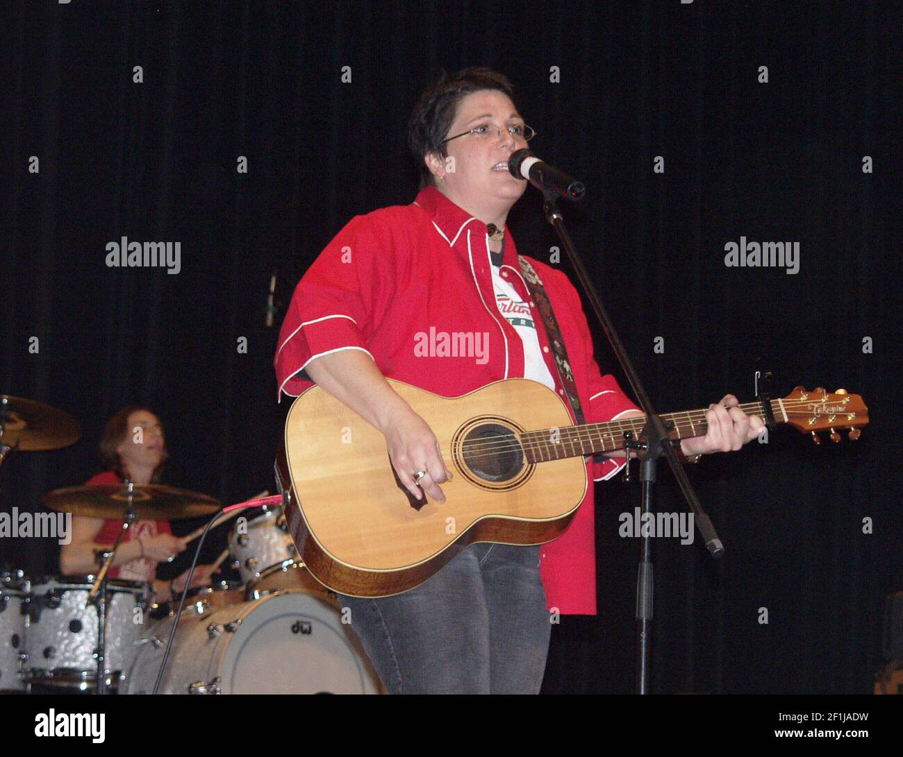 February 3: Simone Simonton and Kristen Hall perform one of their very first shows as Sugarland ...