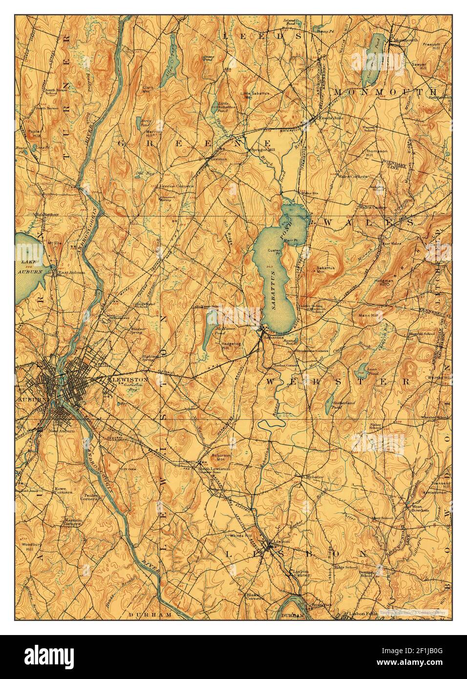Map of lewiston Cut Out Stock Images & Pictures - Alamy