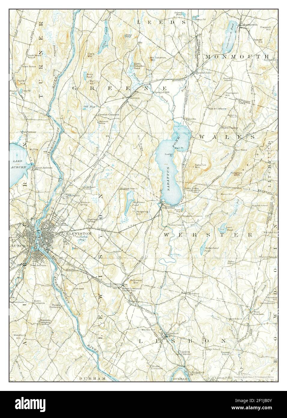 Map Of Lewiston Cut Out Stock Images & Pictures - Alamy