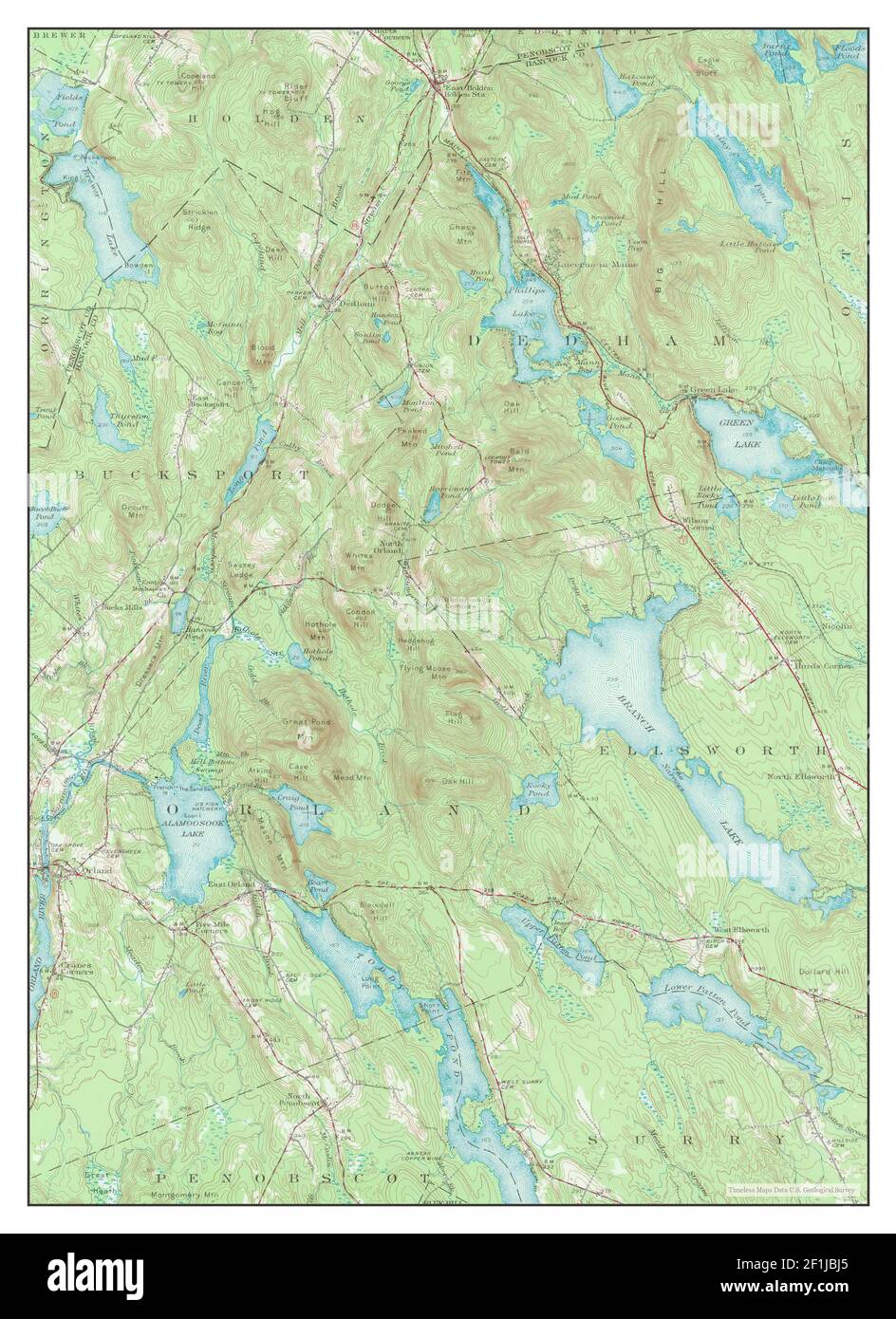 Map of orland hi-res stock photography and images - Alamy