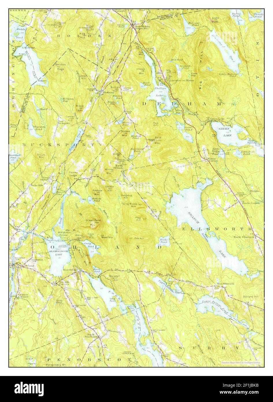 Map of orland hi-res stock photography and images - Alamy