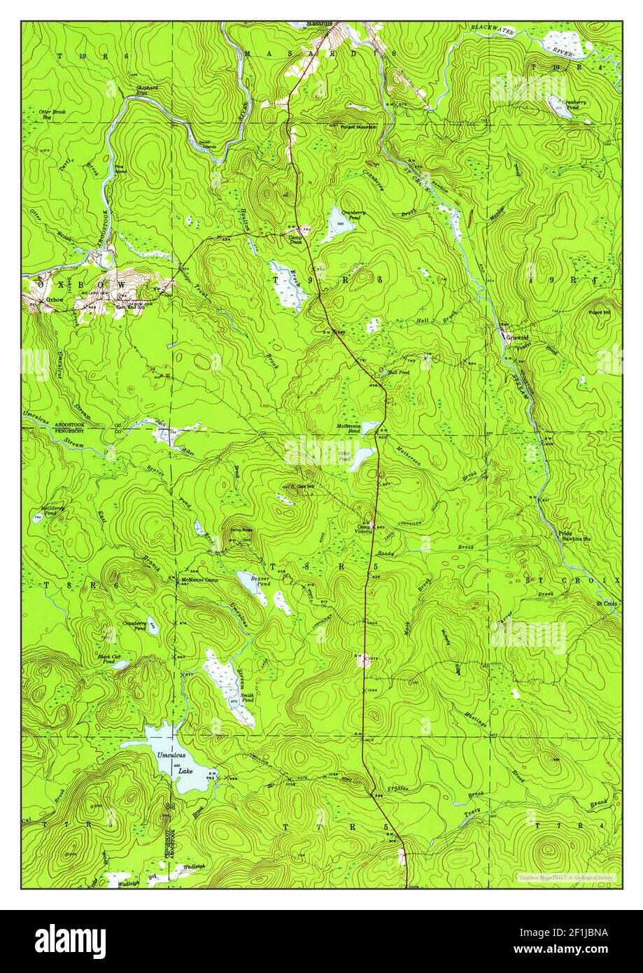 Oxbow map Cut Out Stock Images & Pictures - Alamy