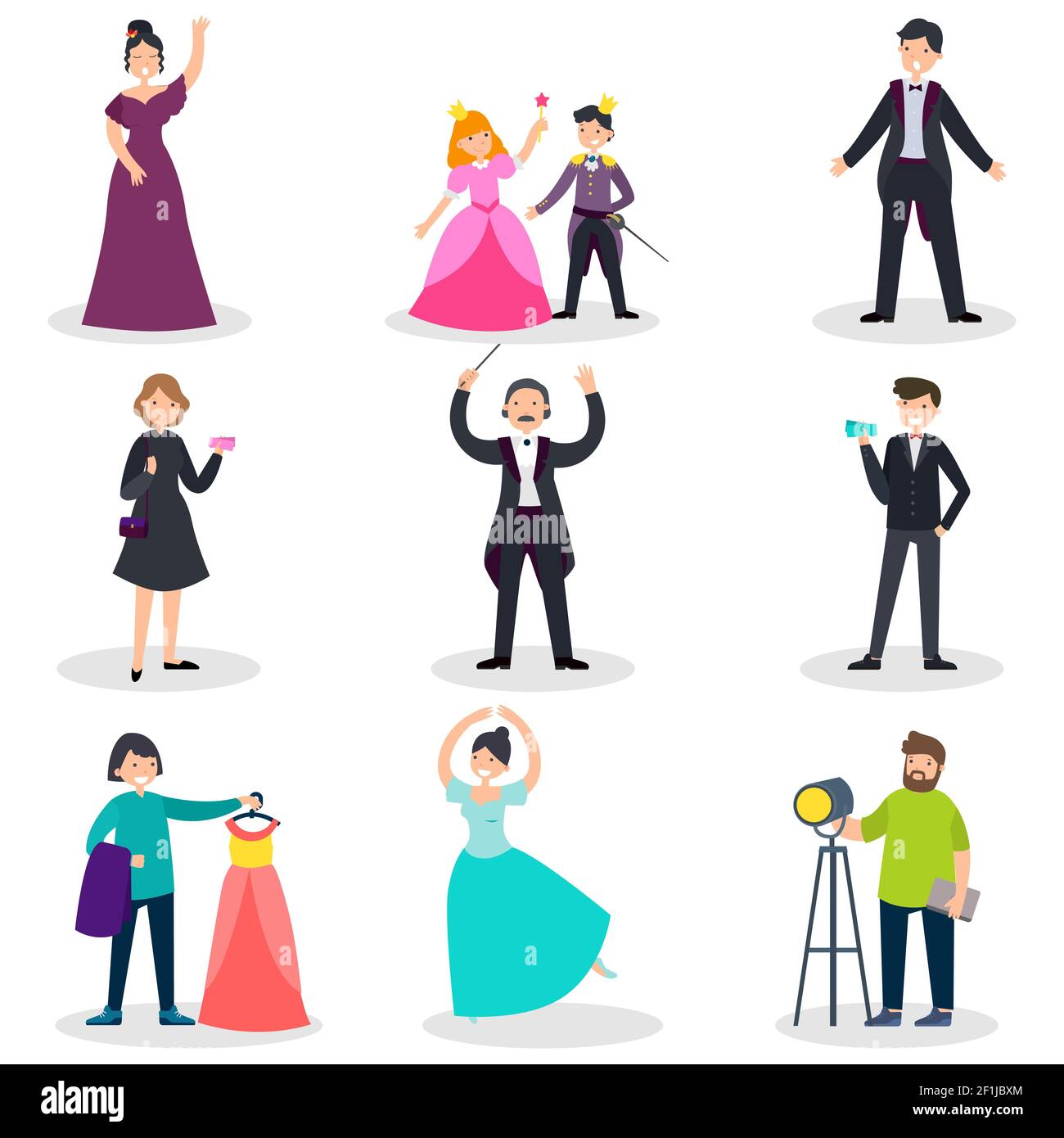 Actors and musicians Stock Vector Images - Alamy