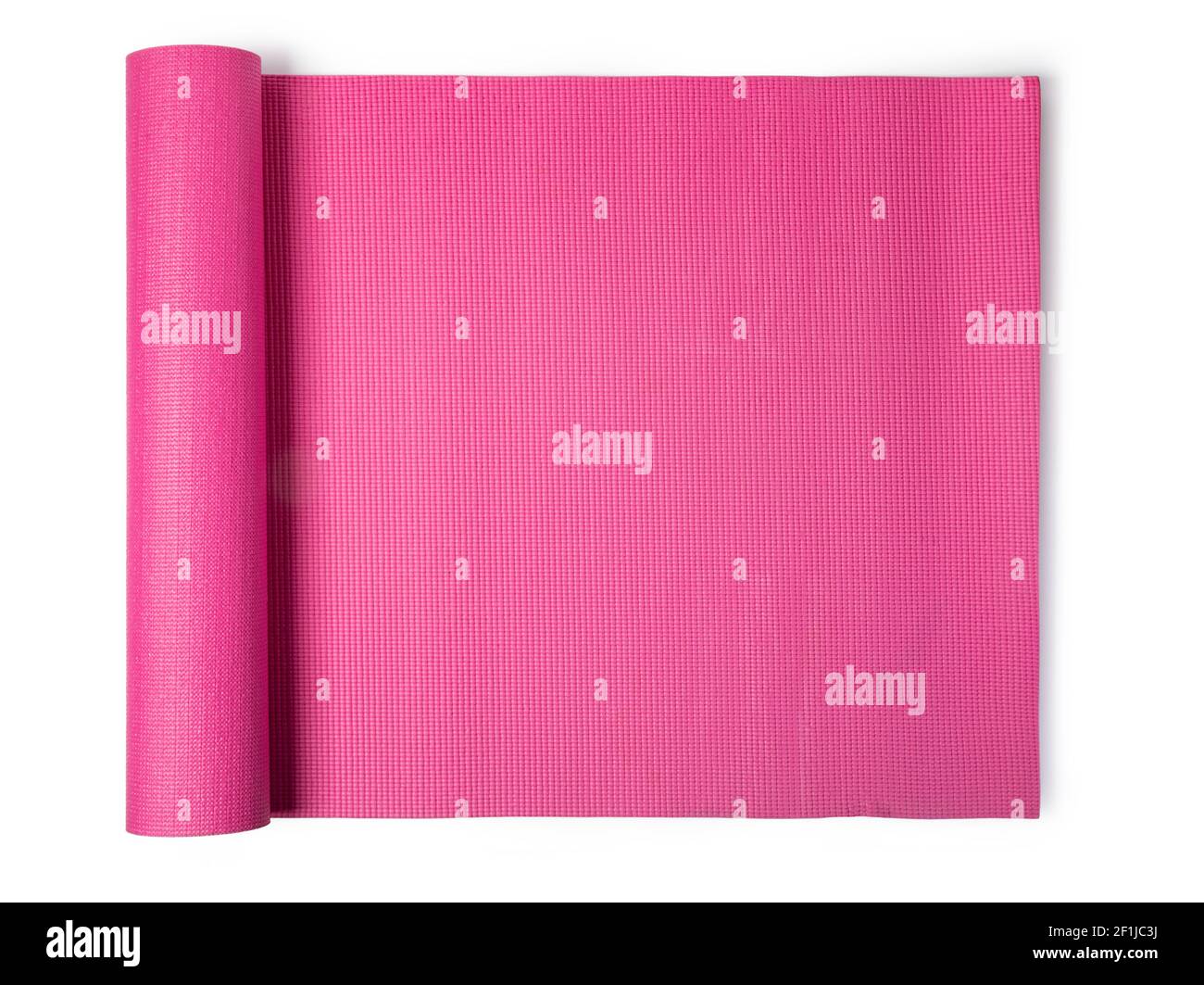 Pink yoga mat Stock Photo - Alamy