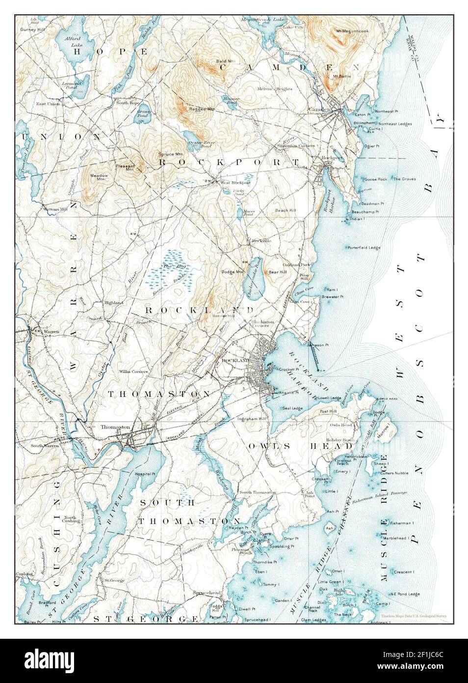Rockland Maine Map Rockland, Maine Wikipedia