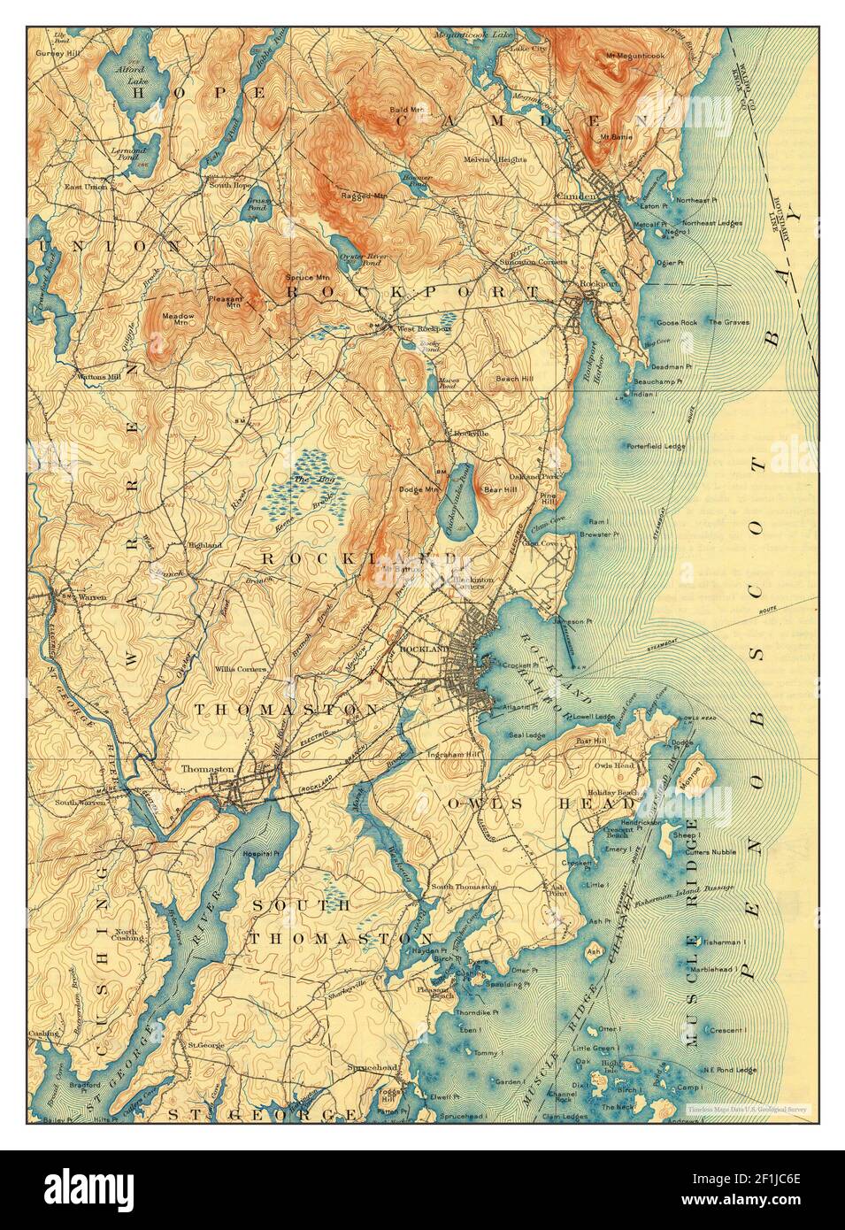 Rockland Maine Map Rockland, Maine Wikipedia