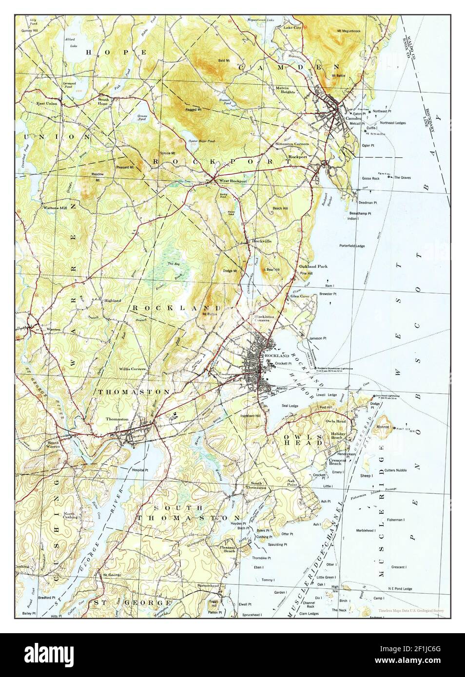 Rockland Maine Map Rockland, Maine Wikipedia