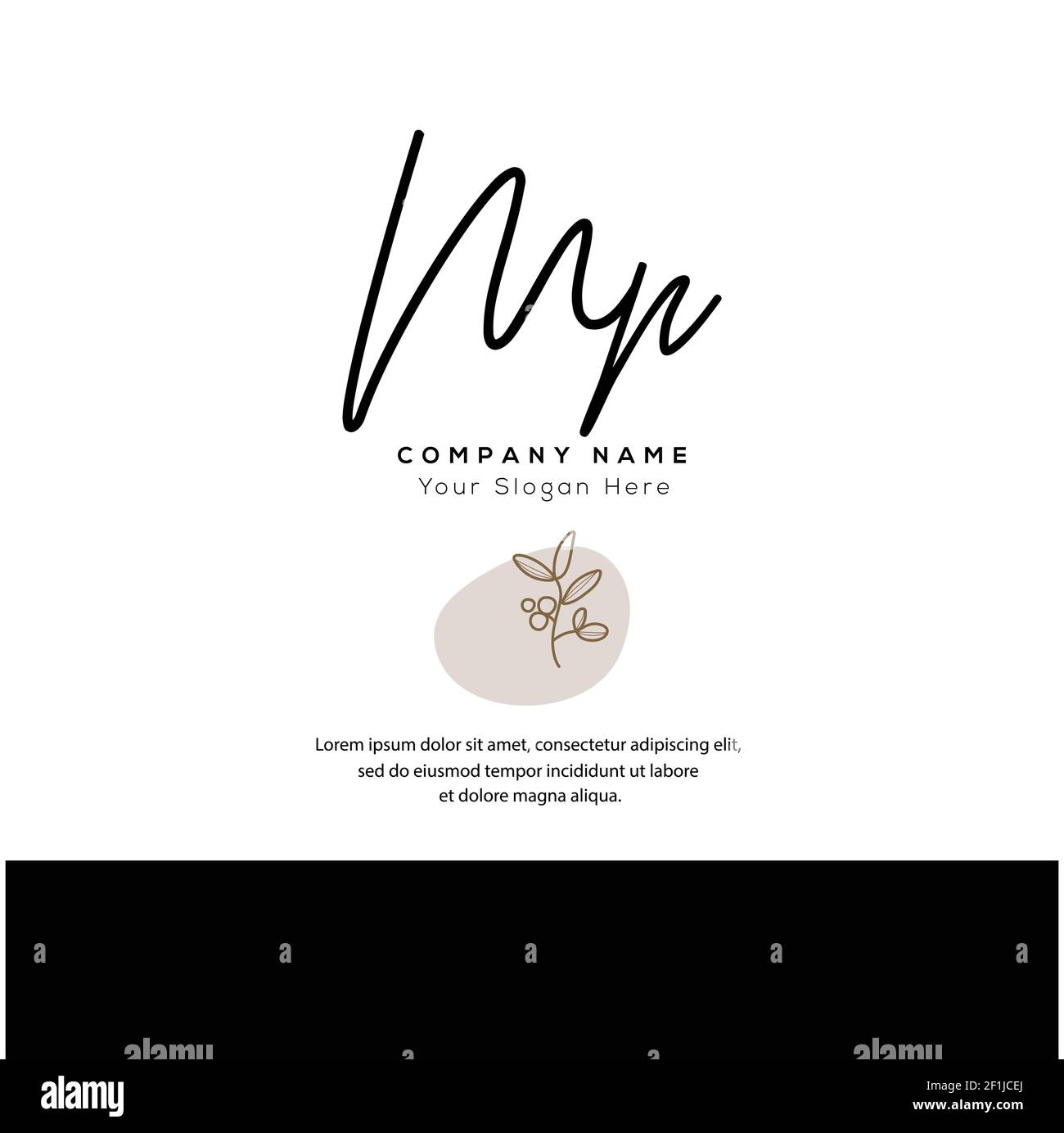 P signature logo Stock Vector Images - Alamy