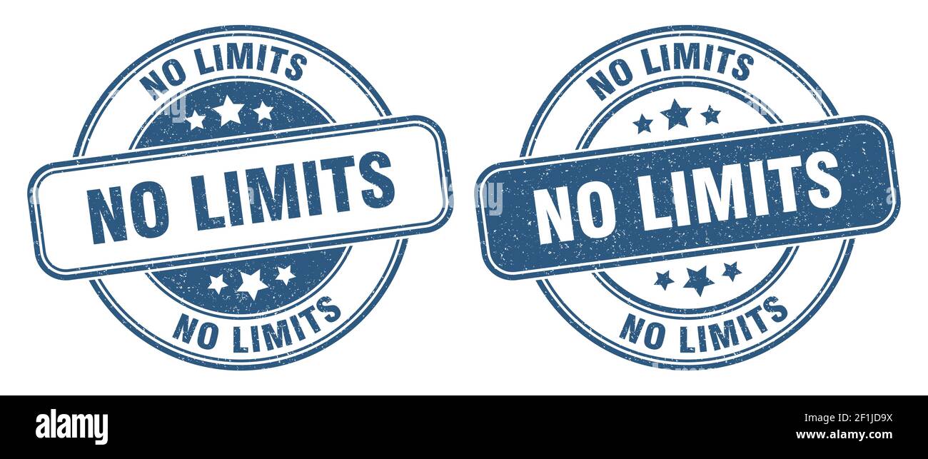 No limits stamp hi-res stock photography and images - Alamy