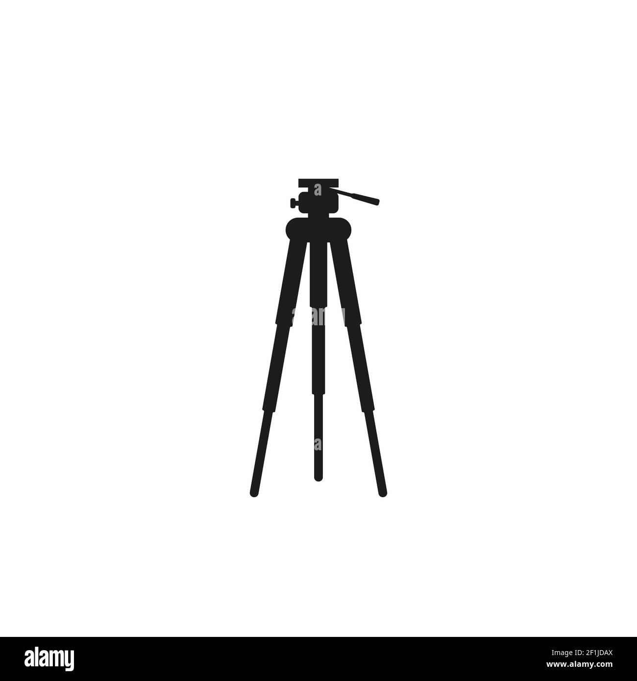 Tripod icon flat vector illustration Stock Vector Image & Art - Alamy