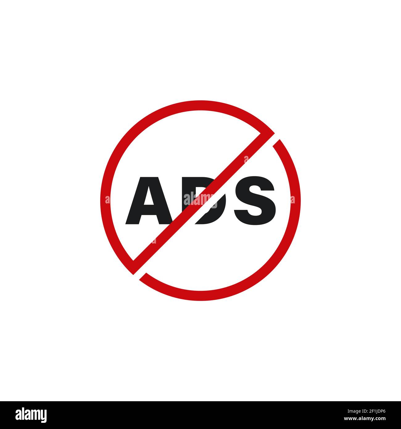 No ads icon hi-res stock photography and images - Alamy