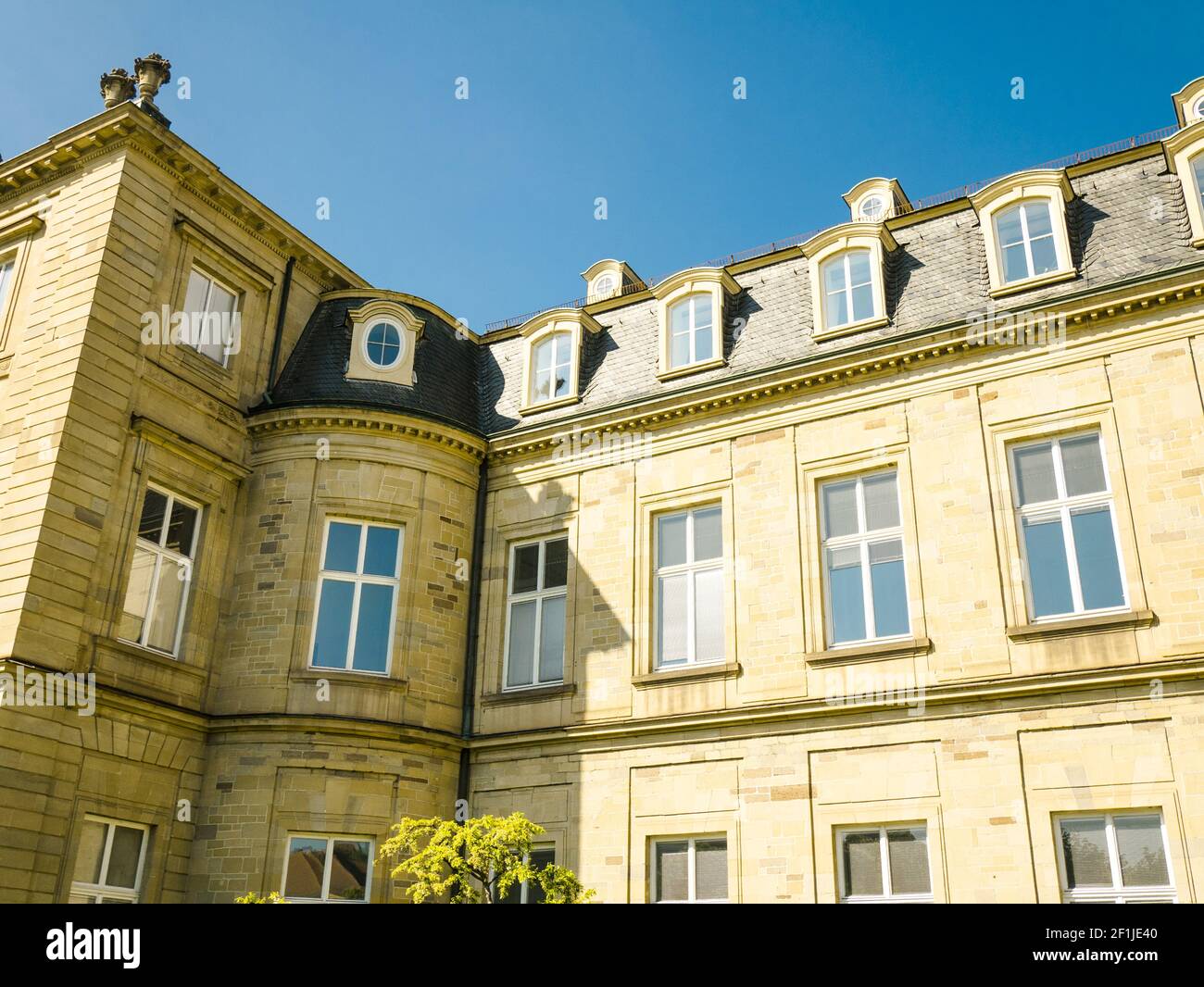 Old Castle facade in the centrum Stuttgart, Germany Stock Photo - Alamy