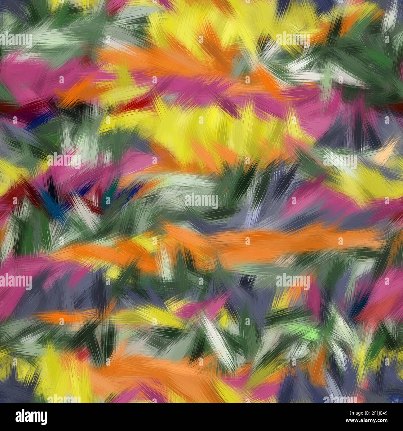 Seamless faux digital paint stroke pattern print Stock Photo - Alamy