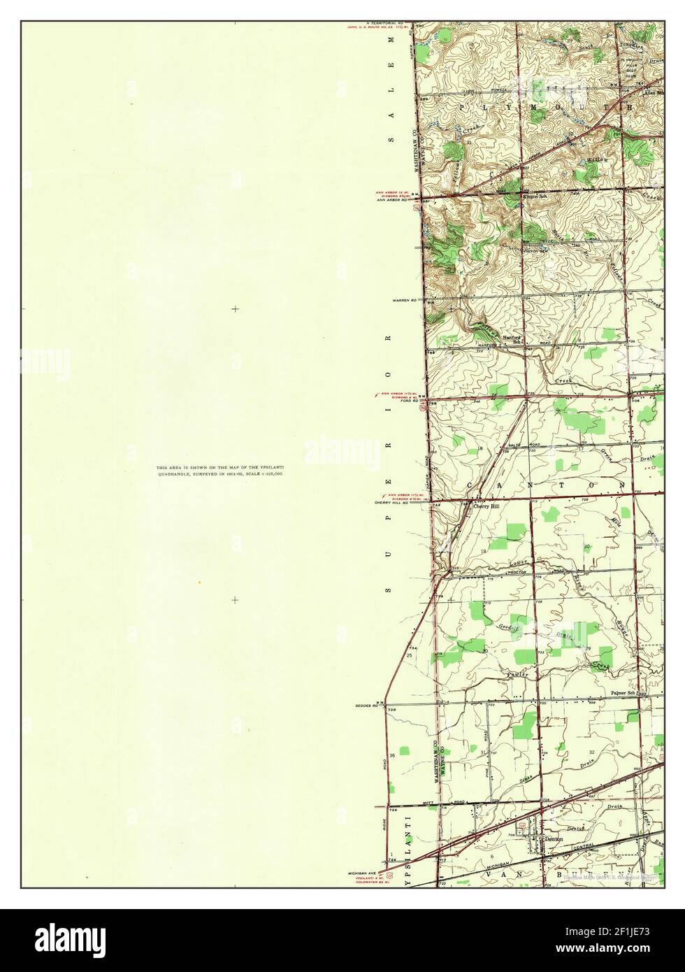 Map of denton Cut Out Stock Images & Pictures - Alamy