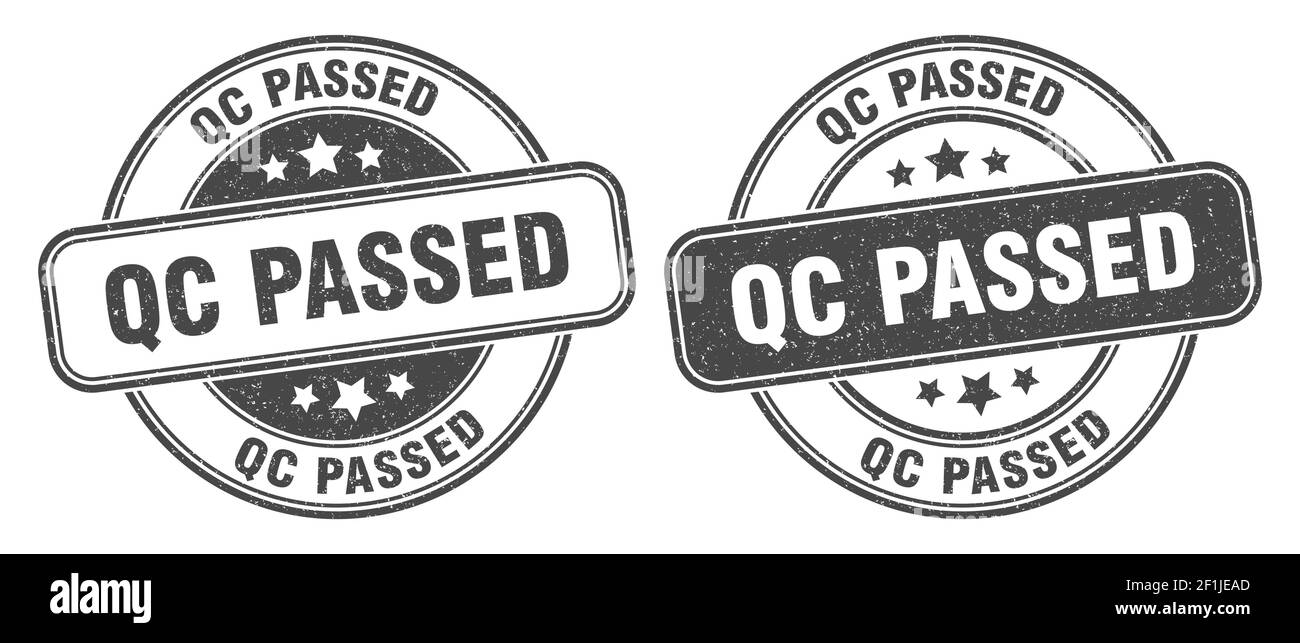 qc passed stamp. qc passed sign. round grunge label Stock Vector Image ... qc passed stamp. qc passed sign. round grunge label Stock Vector Image ...