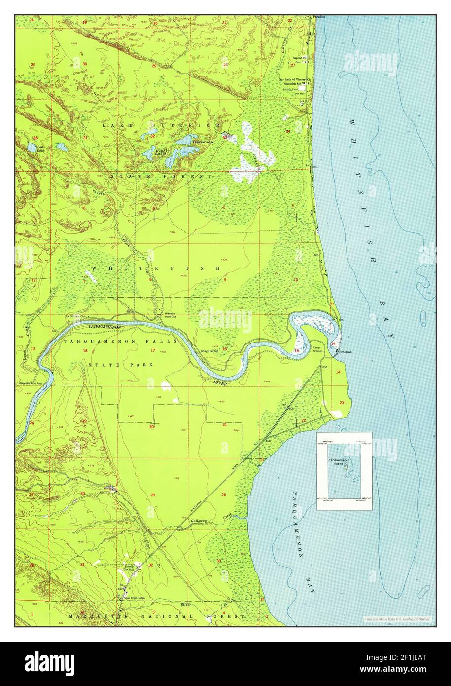 Emerson map Cut Out Stock Images & Pictures - Alamy