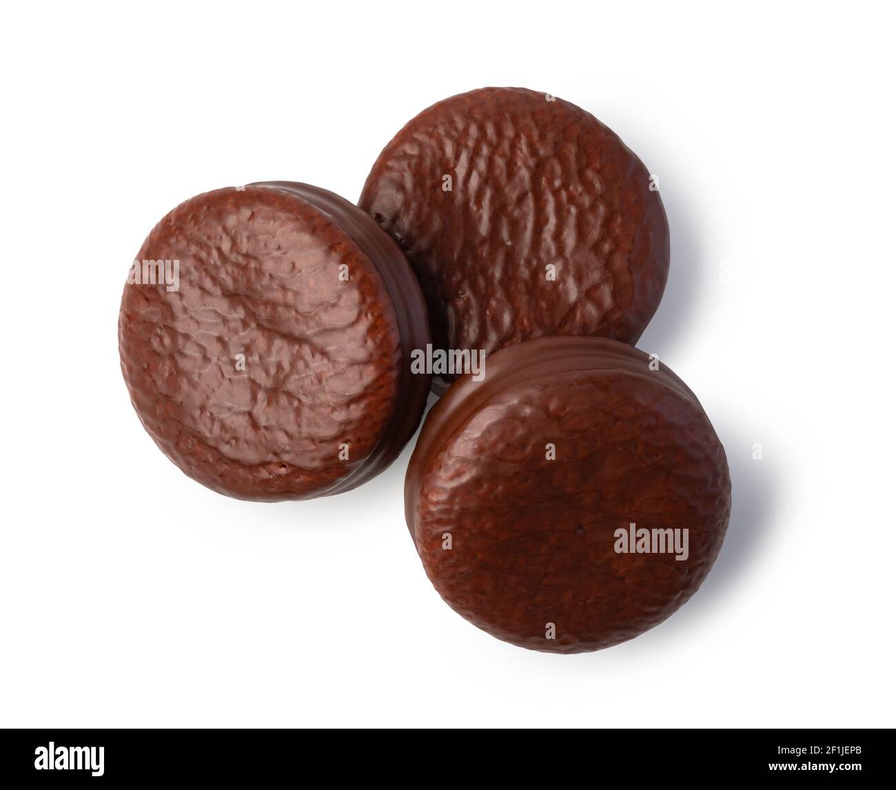 Choco pie chocolate biscuits Stock Photo - Alamy